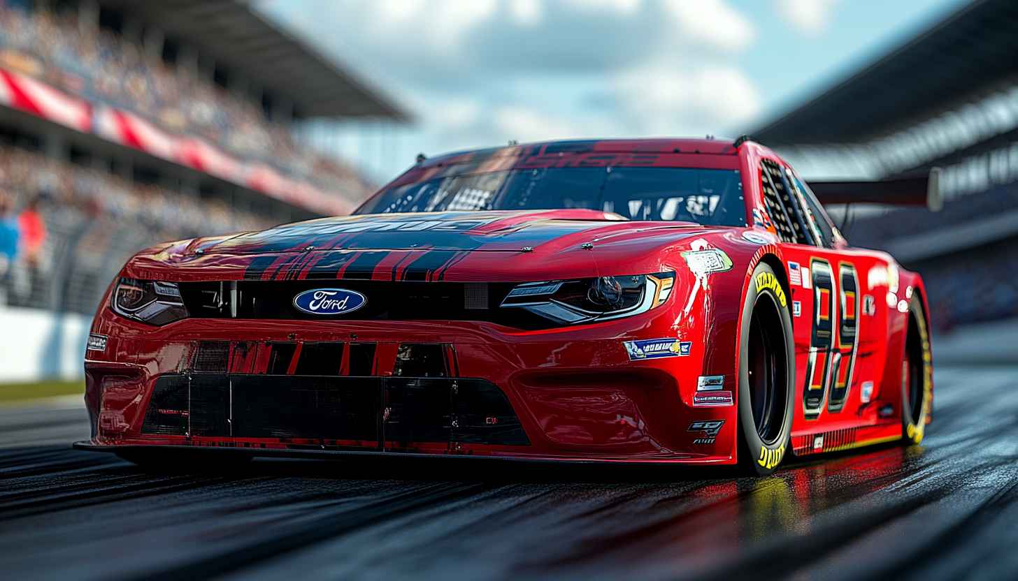 Red Car Wallpaper: Racing, Sports Car, Vehicle, Automobile, Raining ...