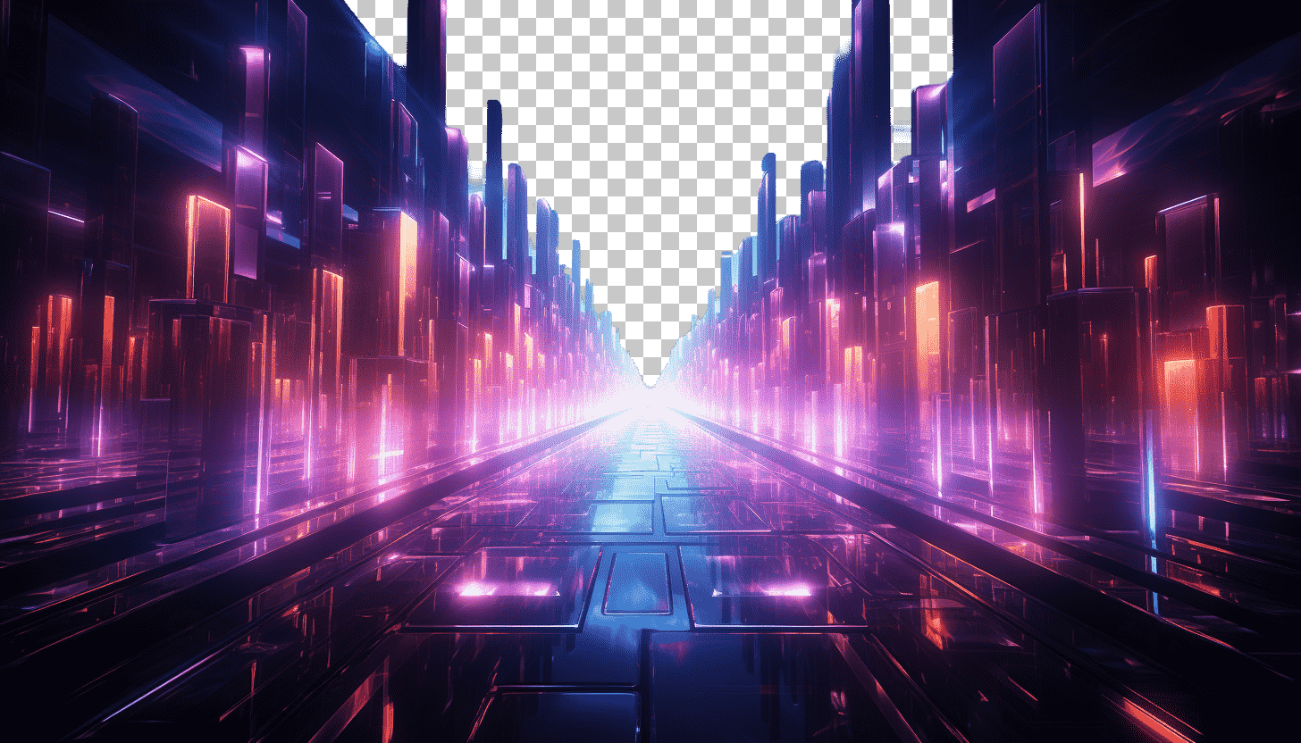 Abstract Synthwave Art Background, Neon Aesthetics, Retro Wave Graphics ...