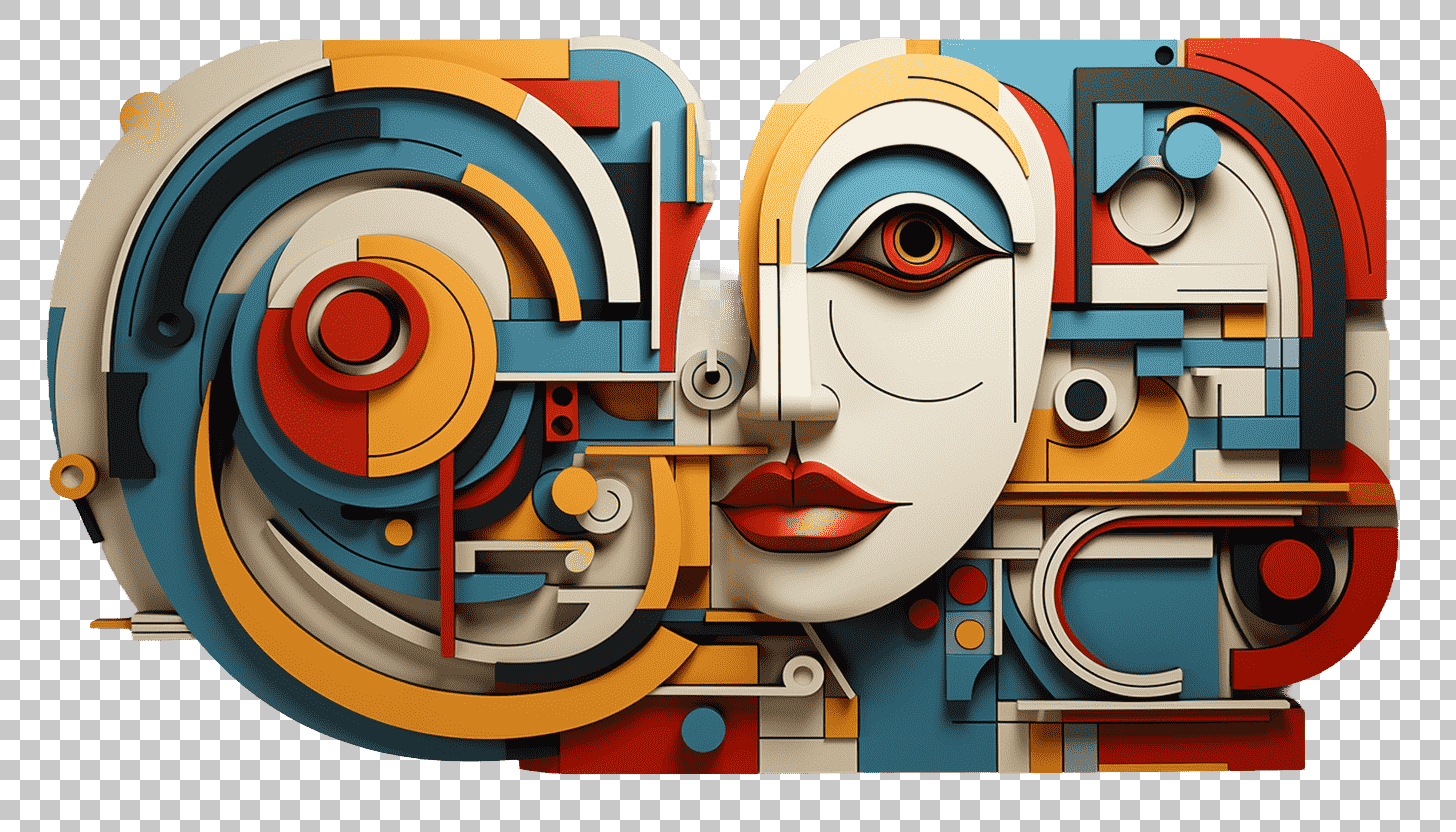 Cubism Art element, Abstract Geometric Forms, Fragmented Realism ...