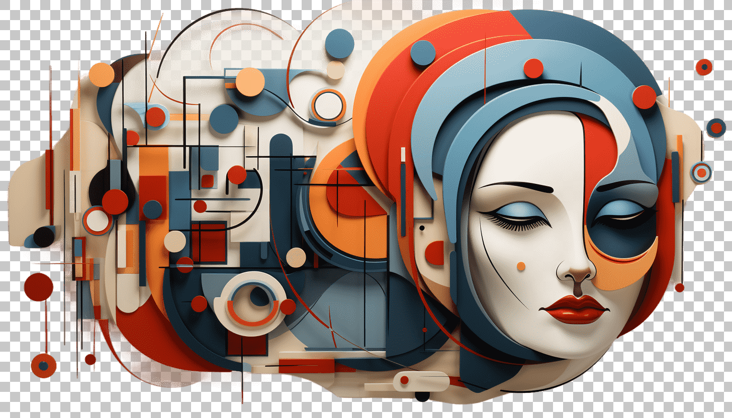 Cubism Art element, Abstract Geometric Forms, Fragmented Realism ...