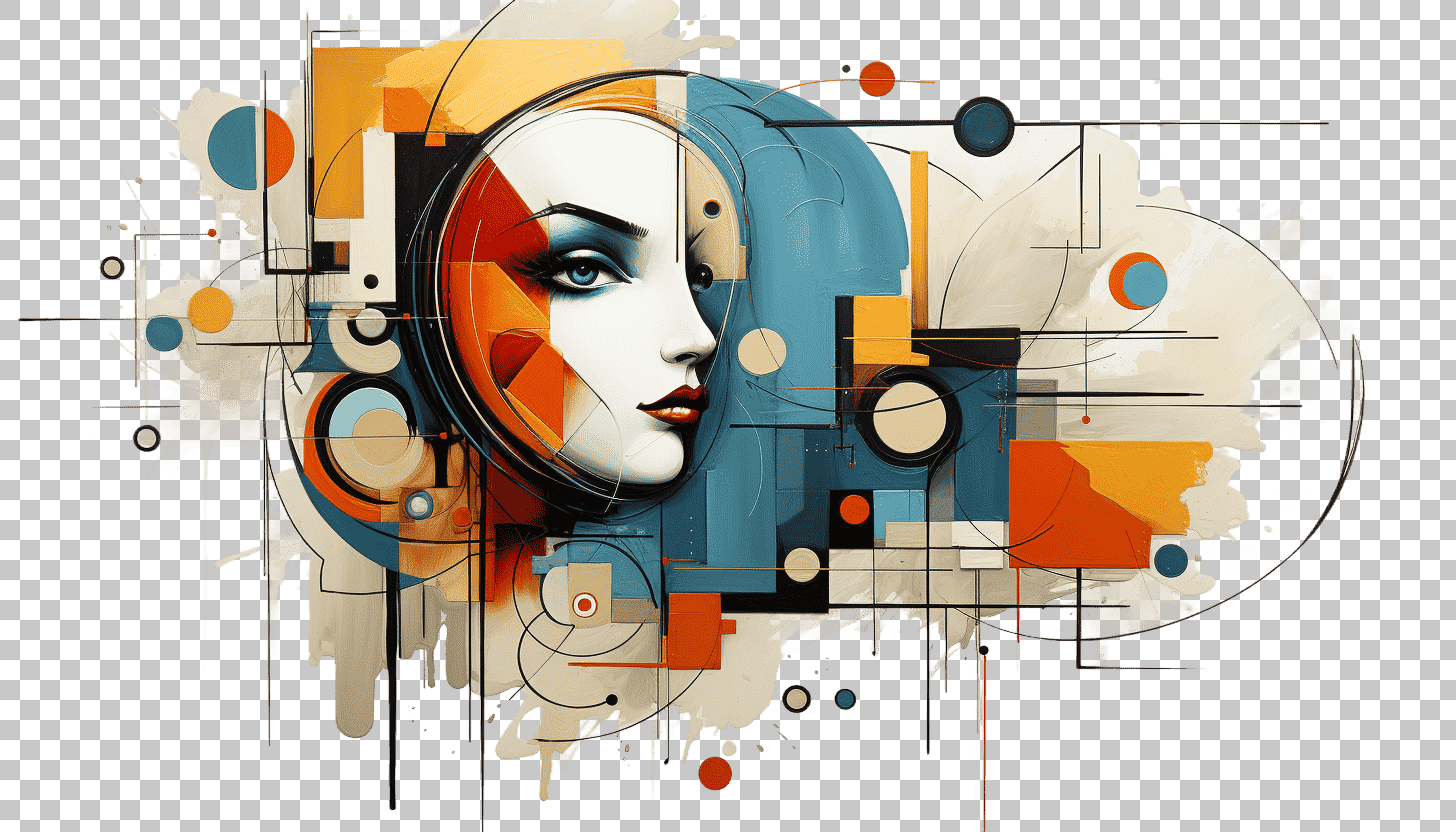 Cubism Art element, Abstract Geometric Forms, Fragmented Realism ...