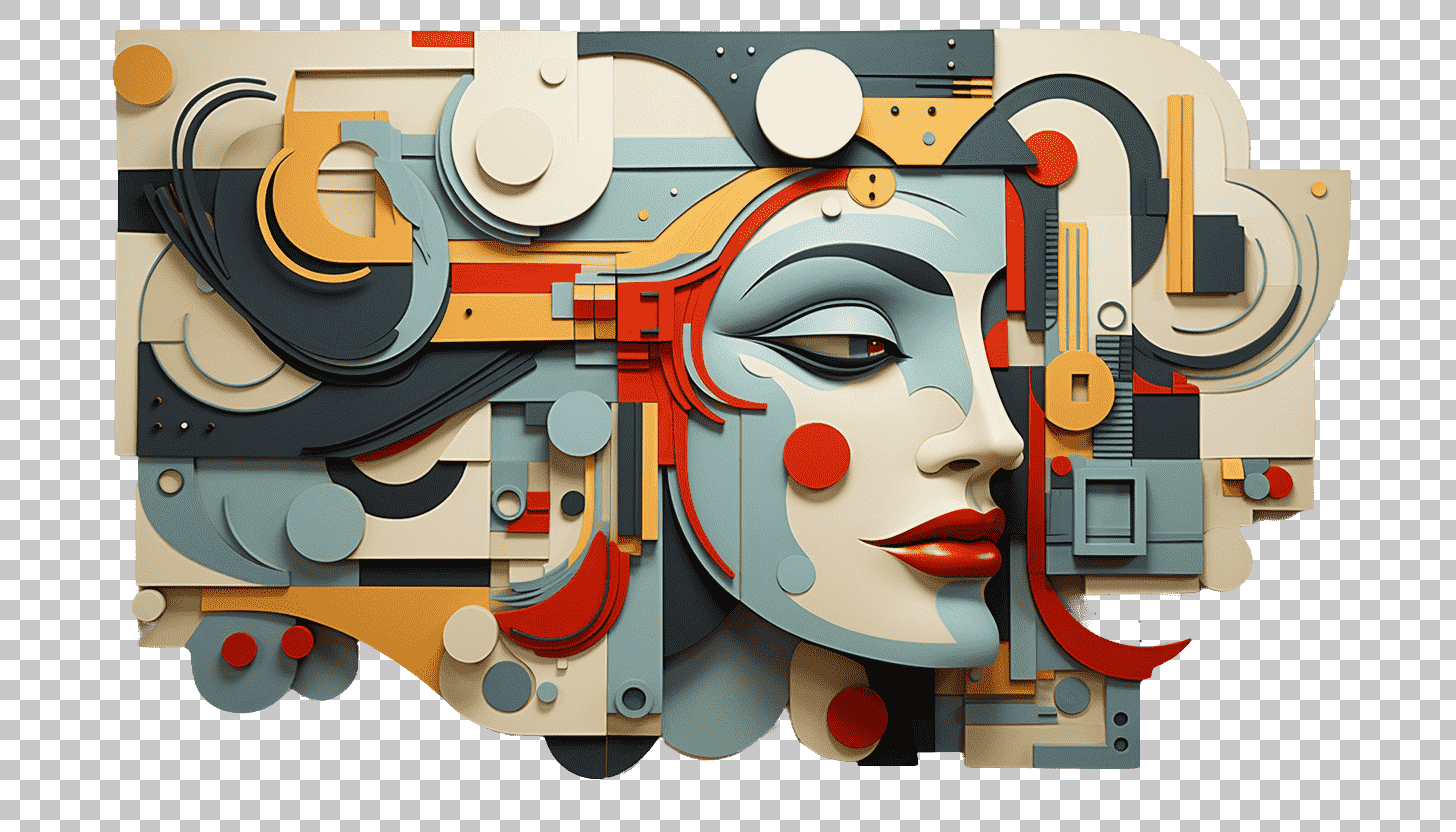 Cubism Art element, Abstract Geometric Forms, Fragmented Realism ...