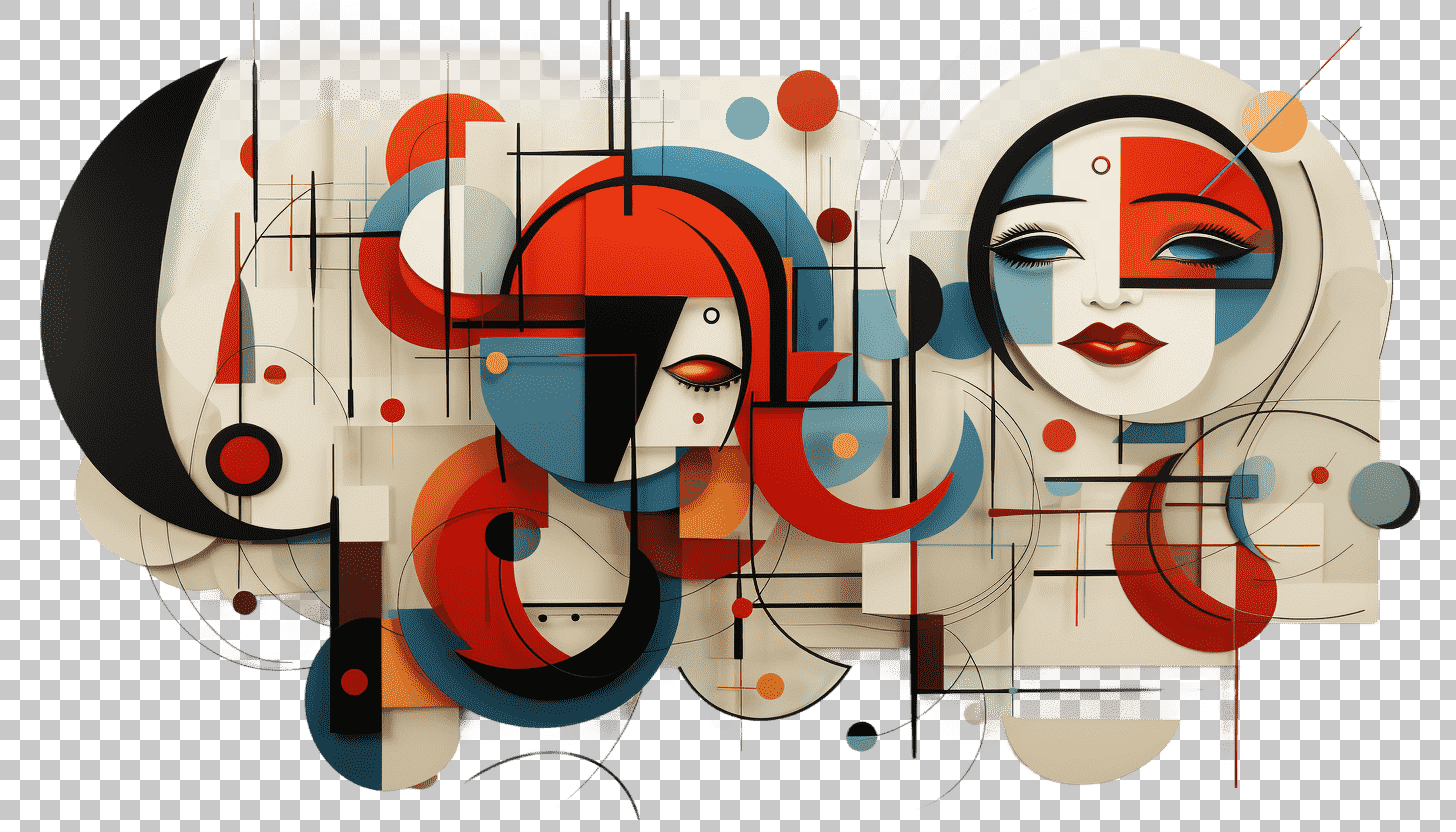 Cubism Art element, Abstract Geometric Forms, Fragmented Realism ...