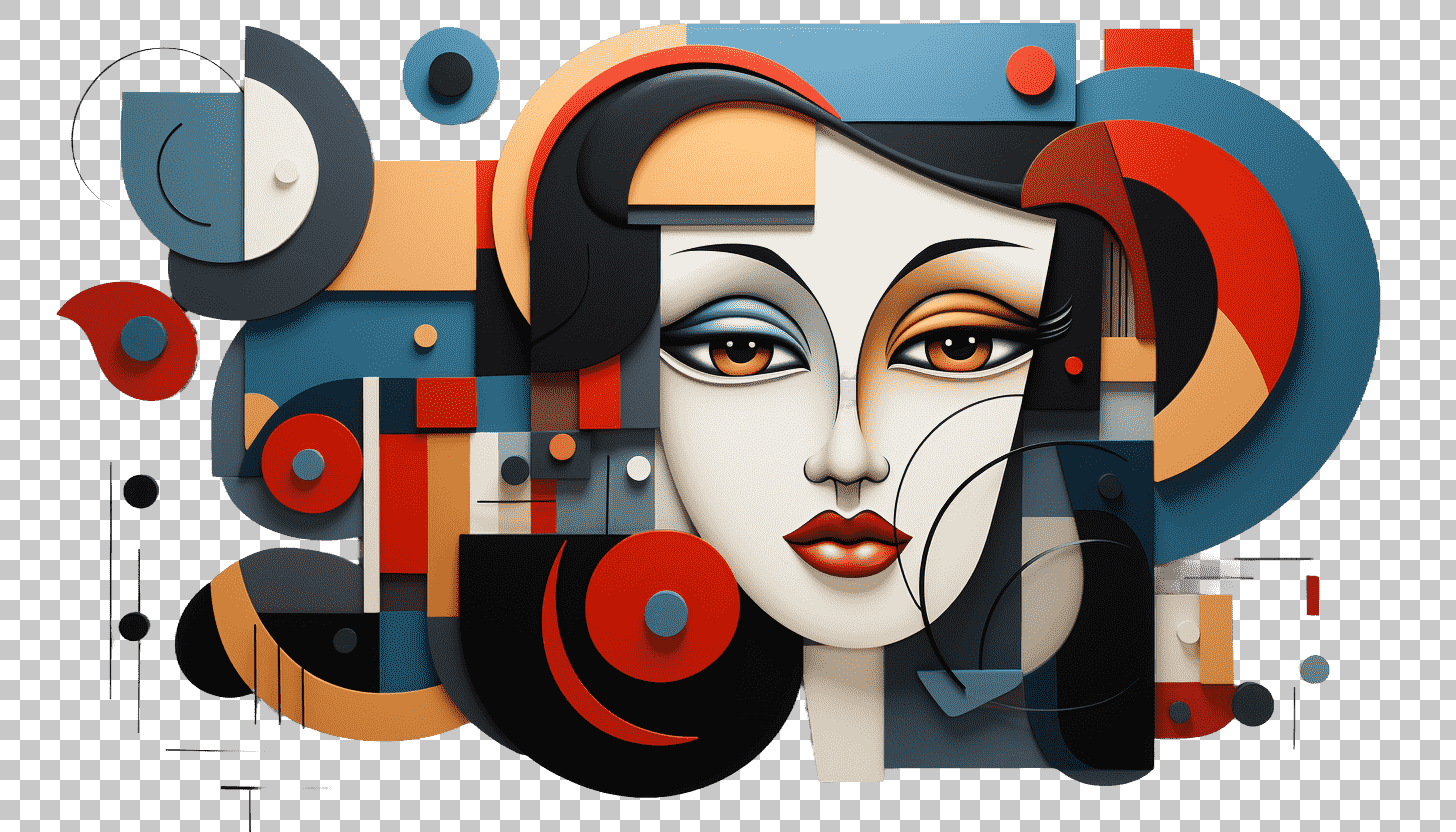 Cubism Art element, Abstract Geometric Forms, Fragmented Realism ...