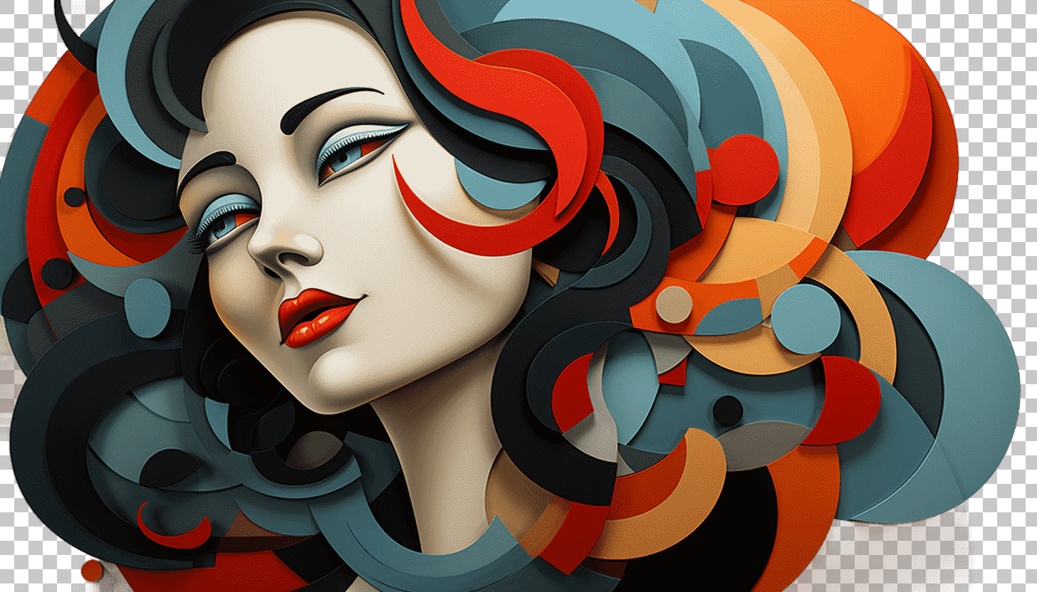 Cubism Art element, Abstract Geometric Forms, Fragmented Realism ...