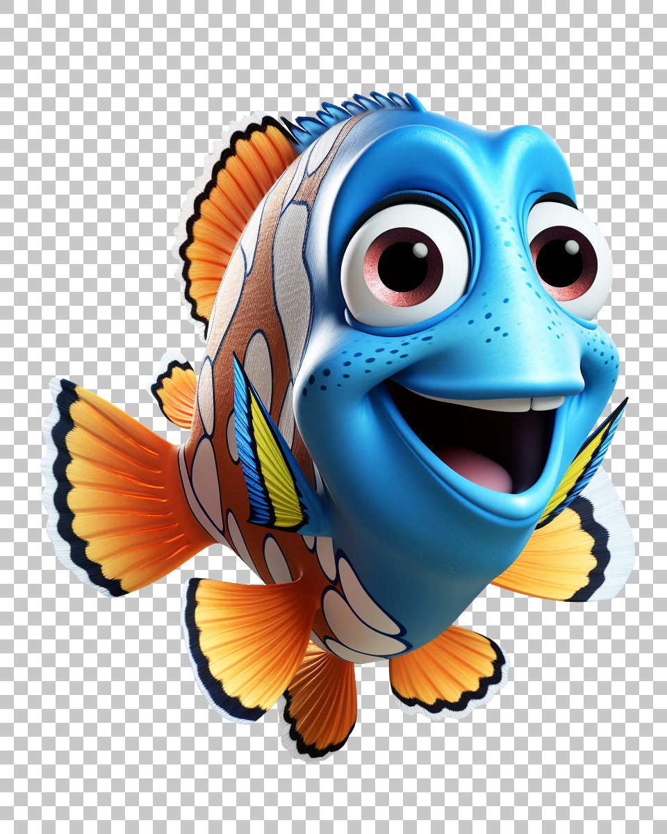 Cheerful Dory Finding Nemo Graphic for Creative Projects, forgetful ...
