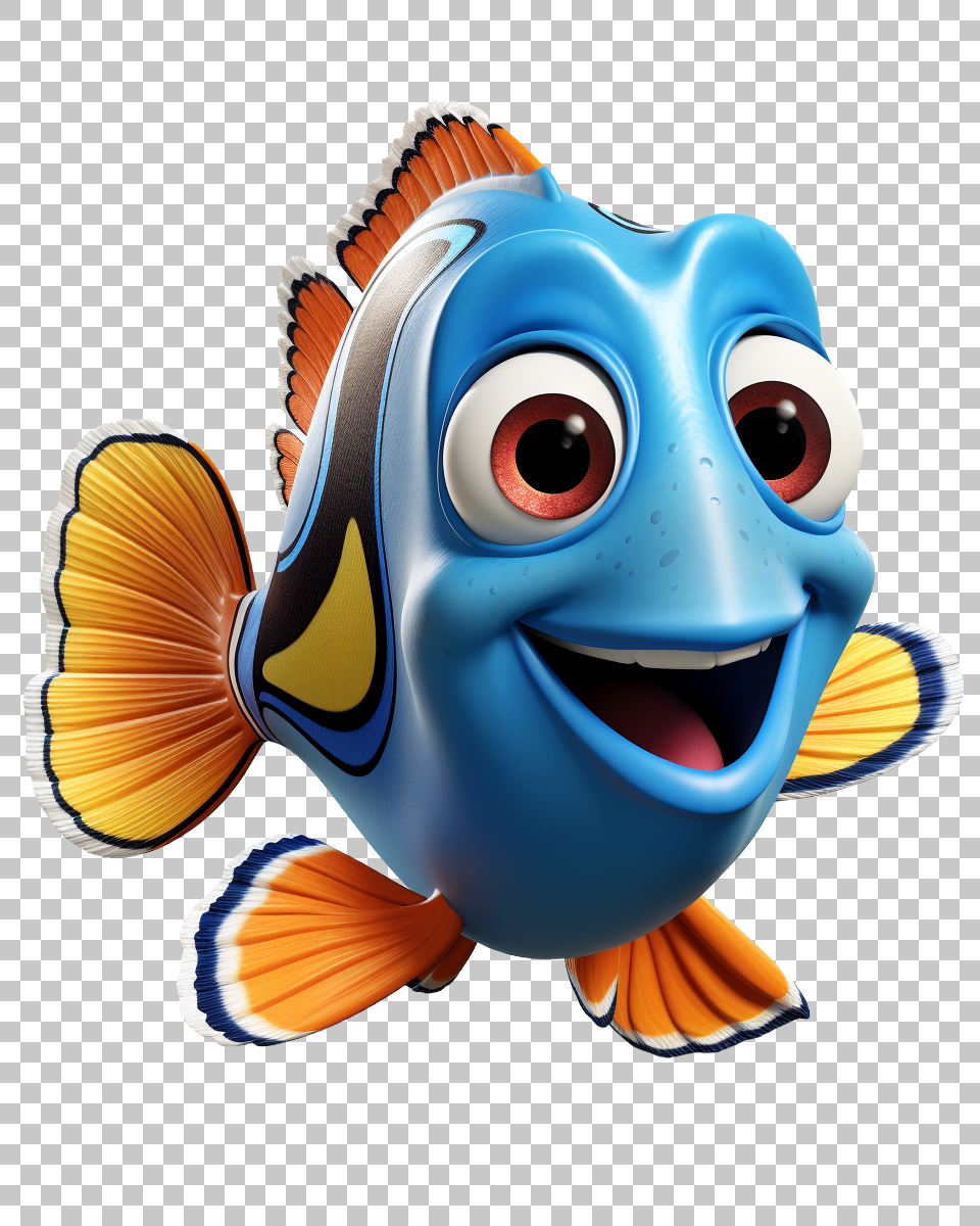 Transparent background Dory from Finding Nemo Sketch for Underwater ...