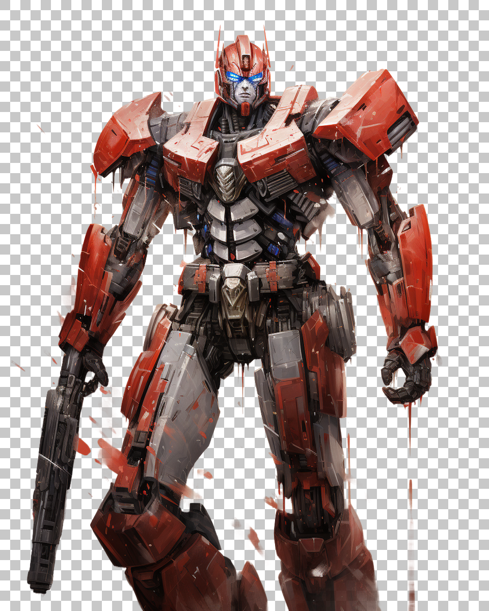 Optimus Prime, Mighty Autobot Leader, PNG Portrait: Cybertron Defender ...