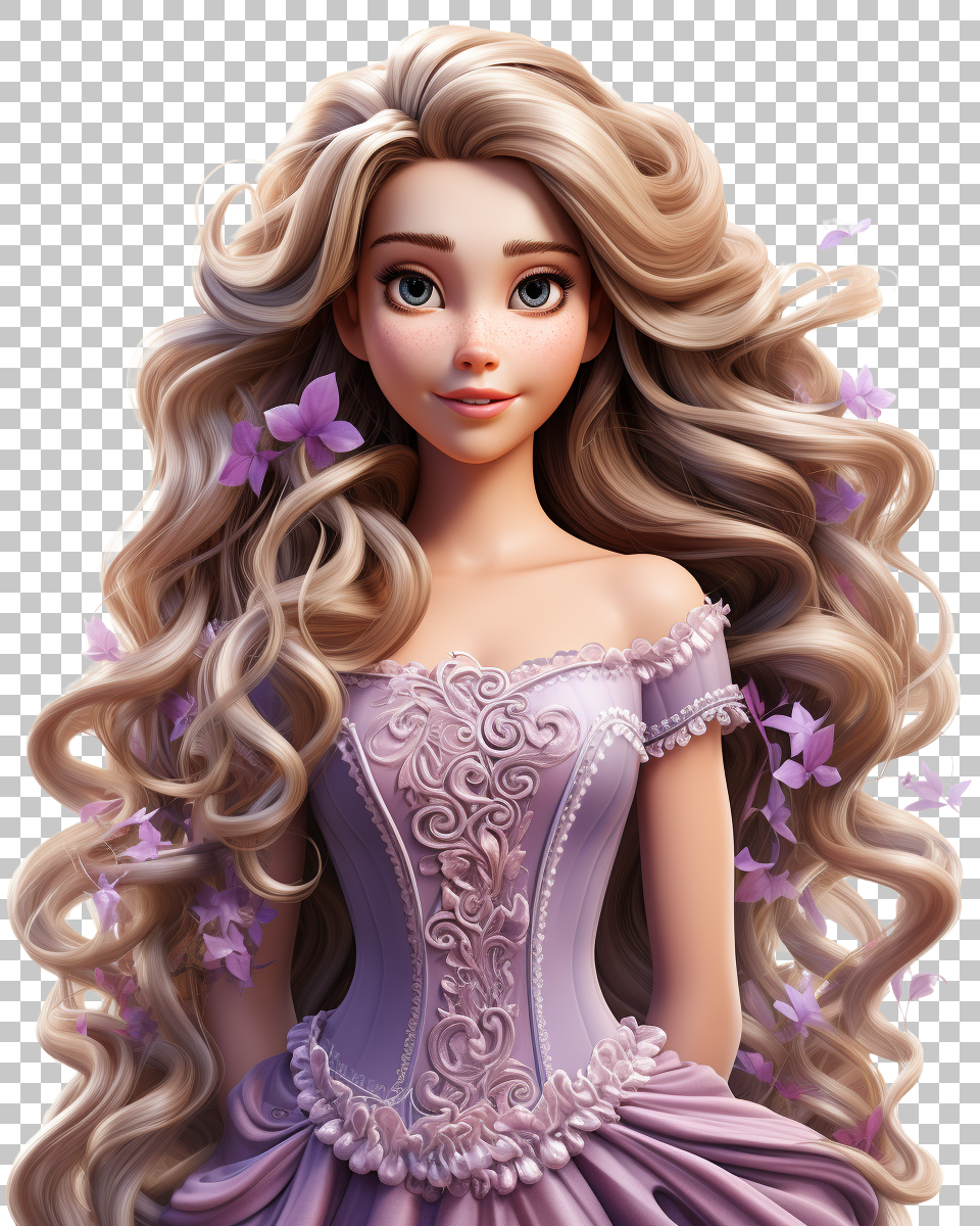 Rapunzel PNG Drawing, Classic Tangled Character, Cartoon, Animation ...