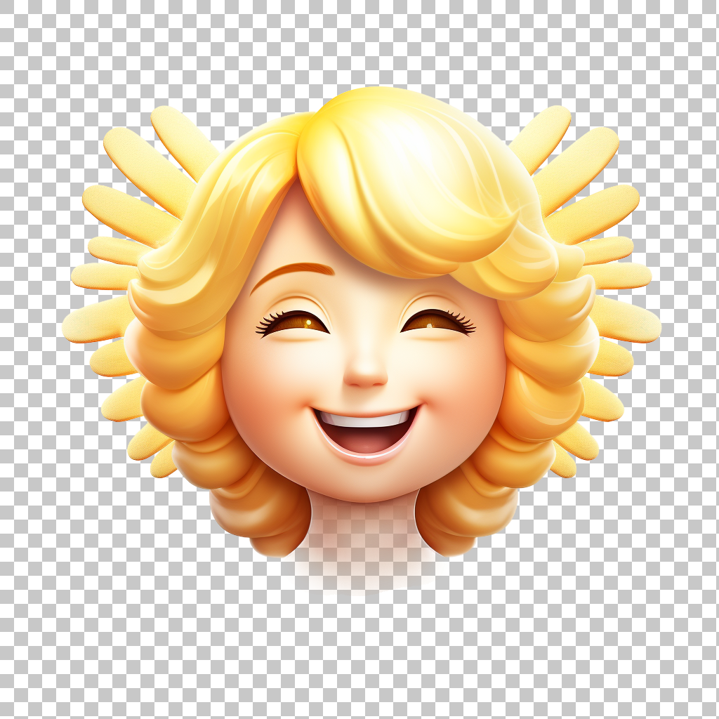 Angel Smiley Emoji Transparent Image, Halo Clipart, Heavenly Emoticon ...