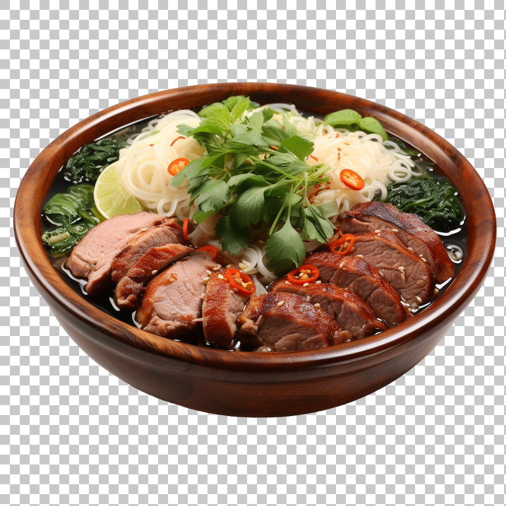 Pho Vietnamese Broth Noodles Beef Food Artwork png, Homemade Cooking ...