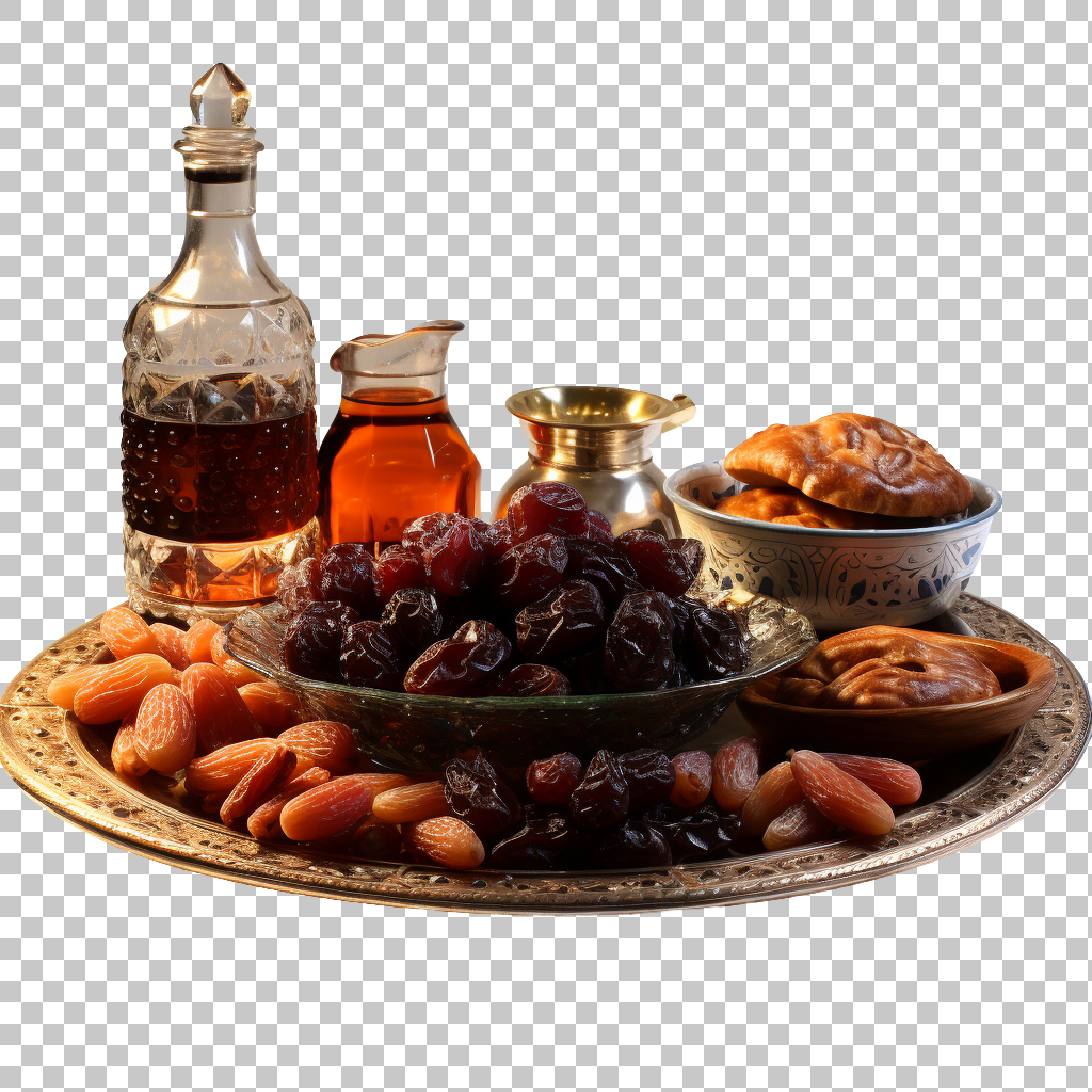 Ramadan Iftar Dinner png, Embracing Ramadan Spirit, Islamic Meal - Png Aura