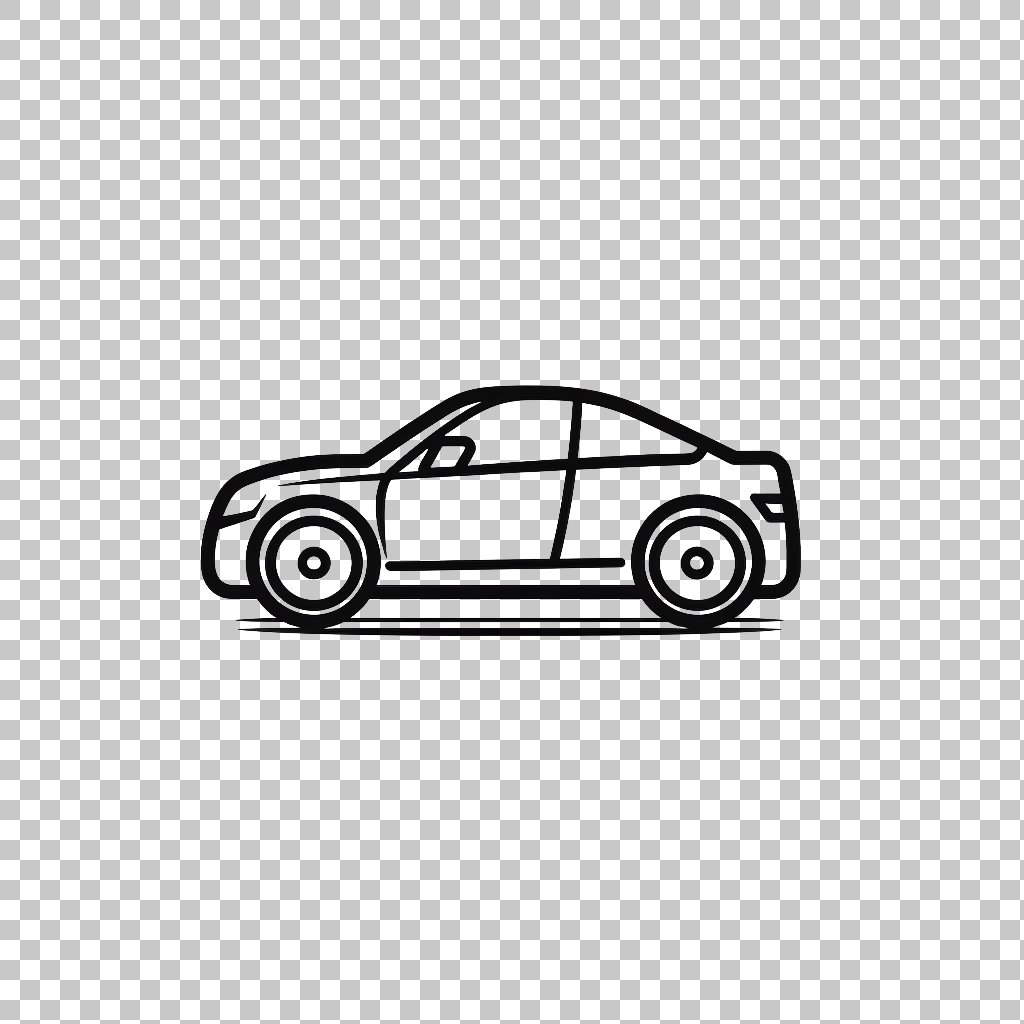 Black car icon png, Vehicle Icon, Car Illustration - Png Aura