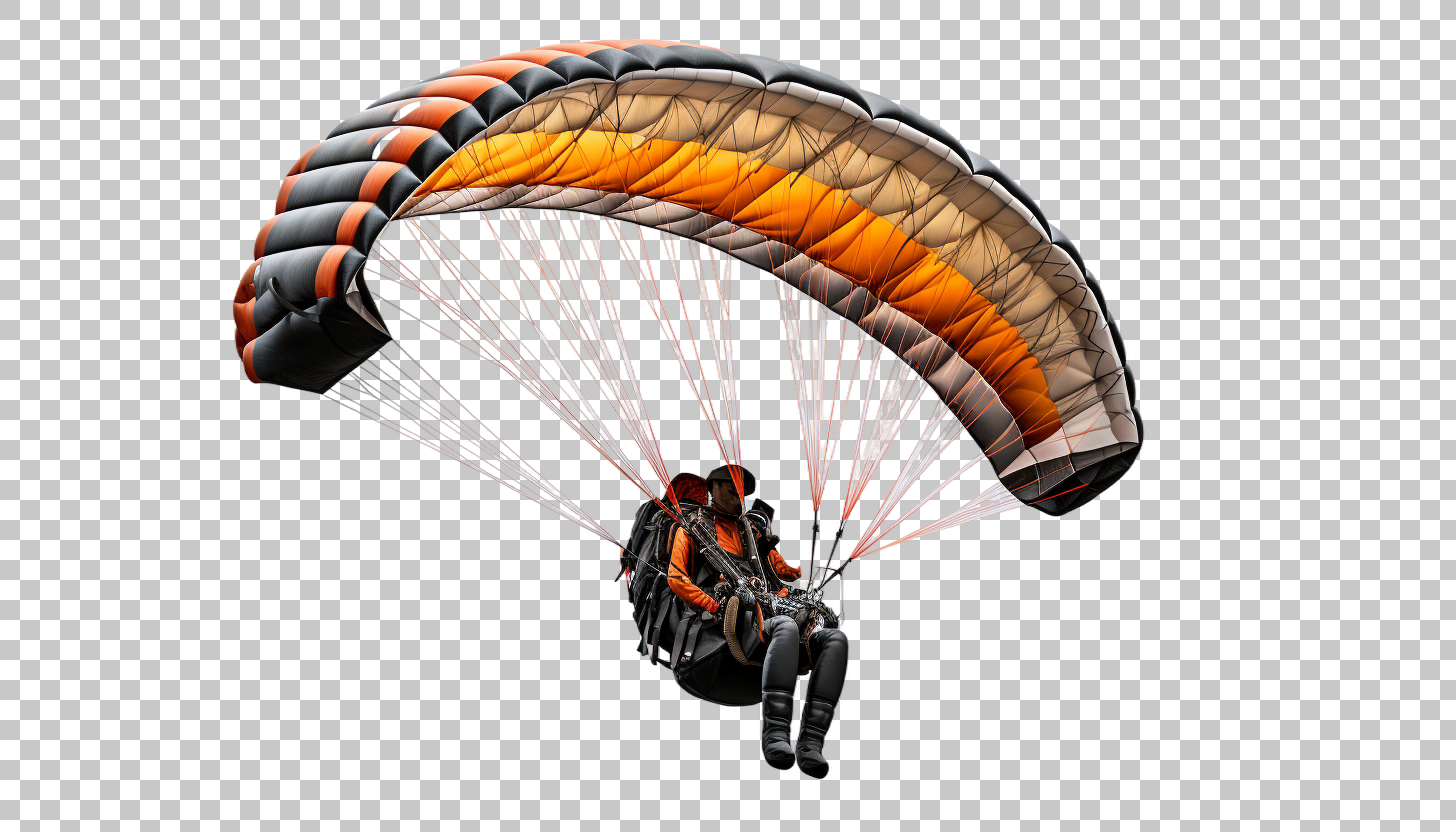 Paraglider Gliding png, Free Flight Experience, Air Exploration - Png Aura