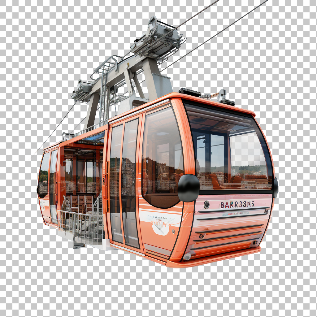 Mountain Tram png, Hilltop Journey, Winter Sport - Png Aura
