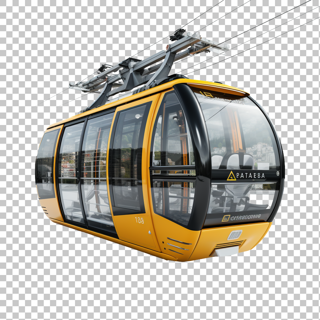 Mountain Tram png, Hilltop Journey, Winter Sport - Png Aura