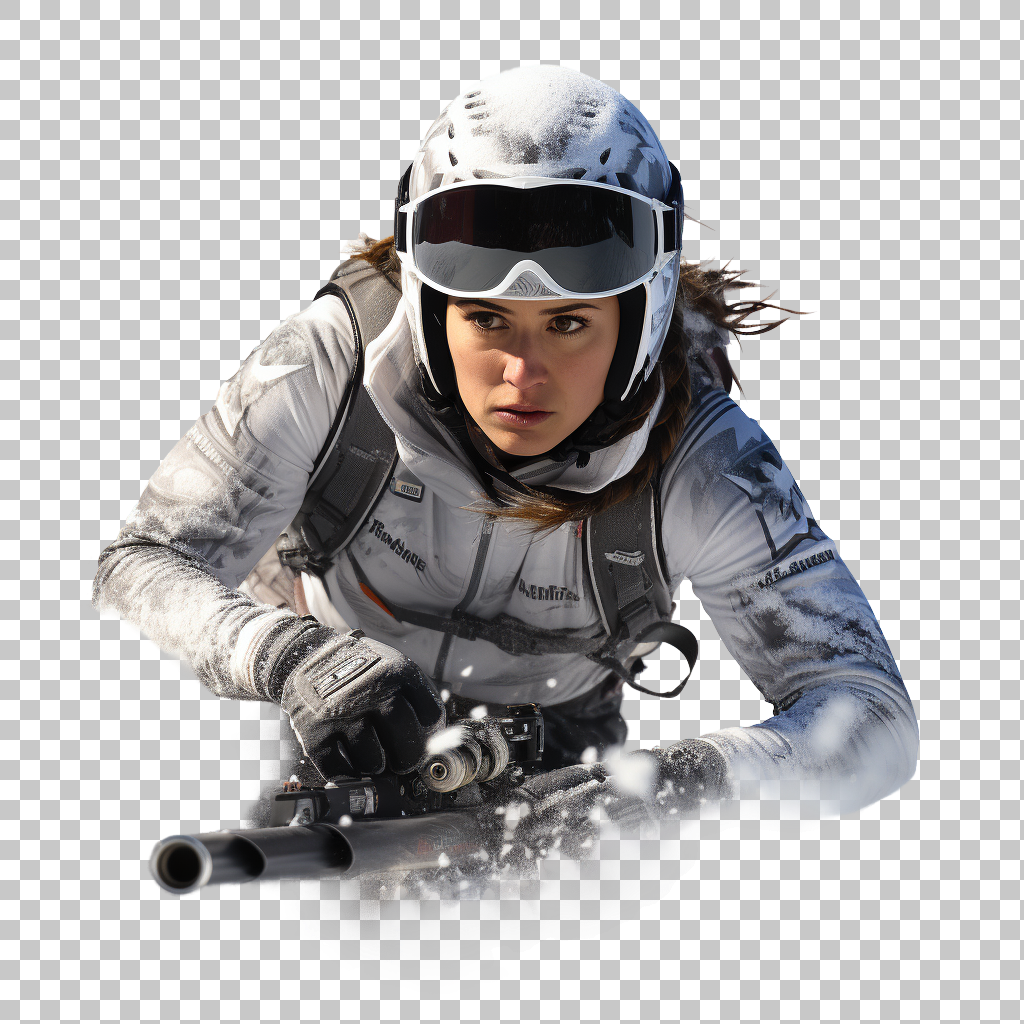 Skiing and Shooting Biathlon png, Winter Event, Alpine Sport - Png Aura